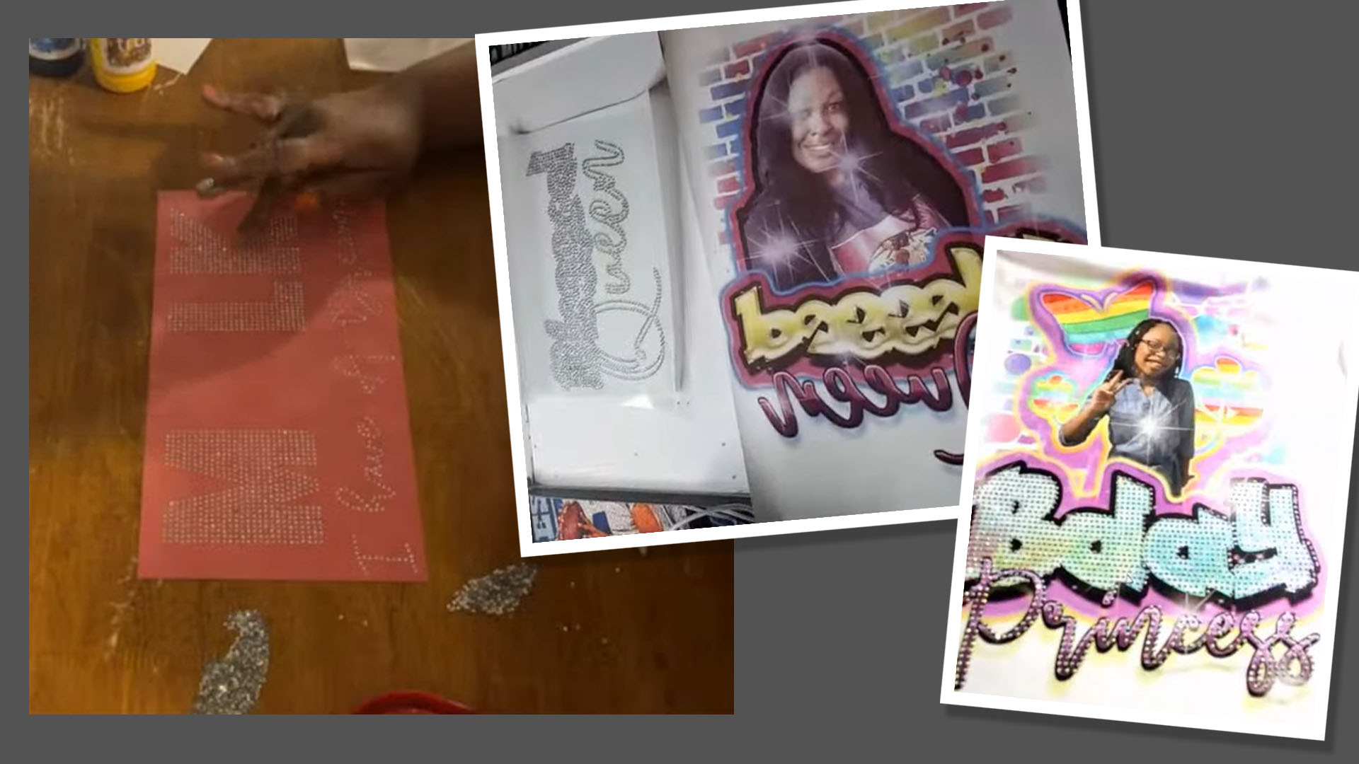 PSD-159: Bling and Sub with E Airbrush Fresh Prince Senior King Queen ...