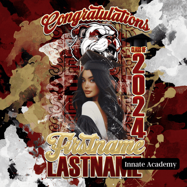 PSD-261: Congratulations Graduate Class of 2024 Senior Splash Mirror ...